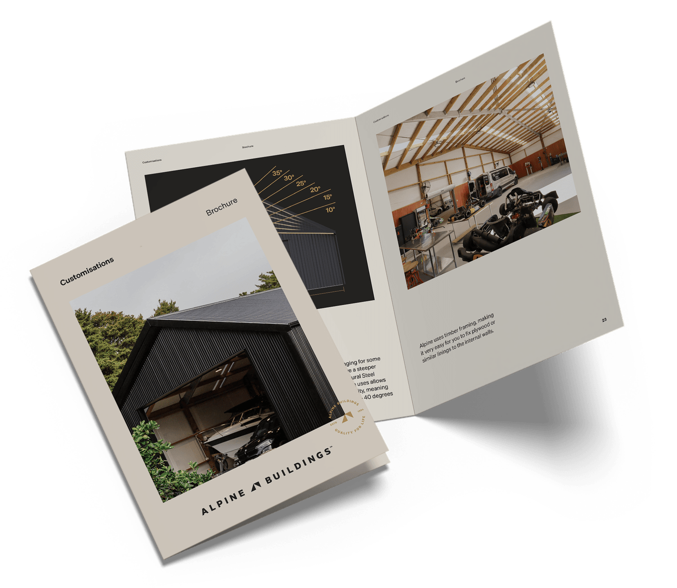 Shed Customisations Brochure | Alpine Buildings