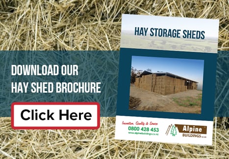 The best method for hay storage