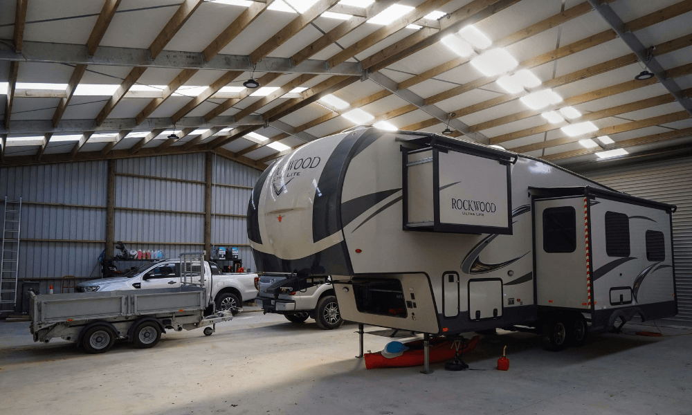 Building the best caravan storage shed | Alpine Buildings